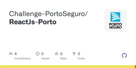 GitHub Challenge PortoSeguro ReactJs Porto