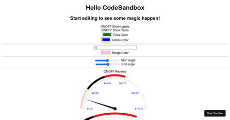 Kendo React Gauge Codesandbox Kendo React Gauge Codesandbox