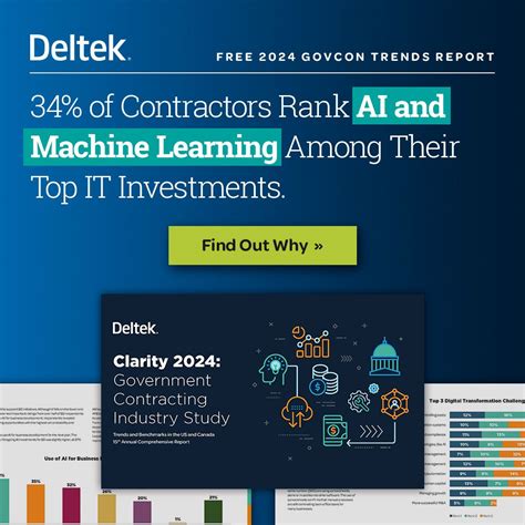 Deltek Clarity Report On Ai And Ml At Govcon Erin Rohrer Weber Posted