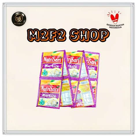 Promo Nutrisari Minuman Serbuk Rasa Markisa Sachet 14 Gr Kemasan Karton Diskon 17 Di