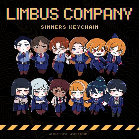 Jual Limbus Company Sinners Acrylic Keychain Project Moon Fanart By