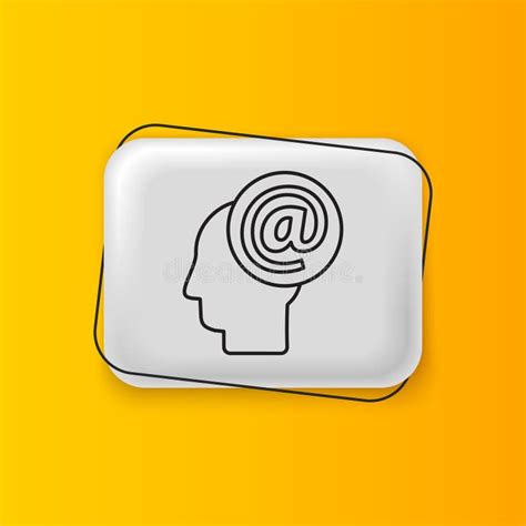 Black Mail And E Mail Icon Isolated On Yellow Background Envelope Symbol E Mail Email Message