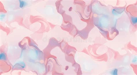 Abstract Background With Soft Pastel Colors Blending Together In A Fluid Pattern Stock