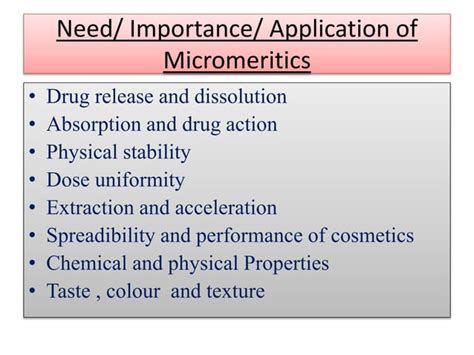 Micromeritics Ppt Vijay Sharma Pptx Chemistry Science