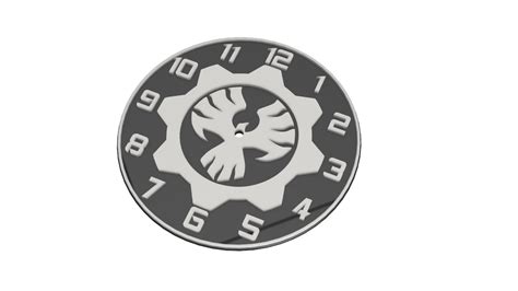 Stl File Gears Of War Clock Gears Clock 🕰️・3d Printing Template To