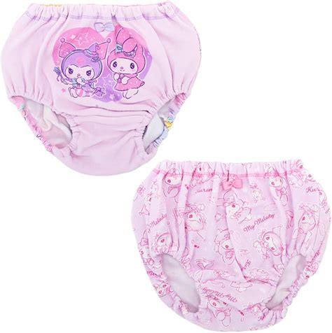 Amazon マイメロディ クロミ パンツ ショーツ 女の子 2枚組 2枚セット 100 110 120 130 ラメ キラキラ
