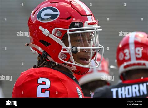 Athens Ga April 15 Georgia Bulldogs Sr Rb Kendall Milton 2