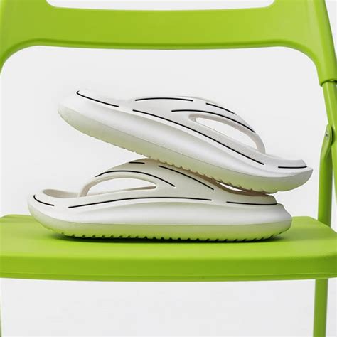 Vkekieo Fluffy Slippers Couple Women Men Orthotic Flip Flops Arch