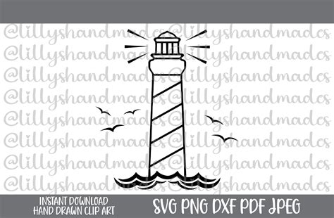 Simple Lighthouse Drawing