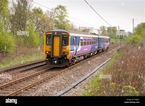 Northern Rail Sprinter Class 156 Dmu Stopping Train On The Liverpool To