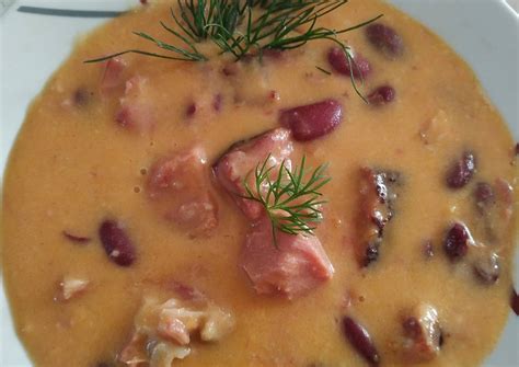 Bab főzelék füstölt hússal Magyarné Nyírő Kati receptje Cookpad