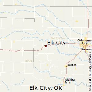 Map Of Elk City Oklahoma