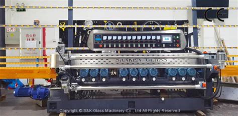 Sanken Quenching Glass Stove Beveling Facet Machine Euro Glass Facet Polishing Machine Glass