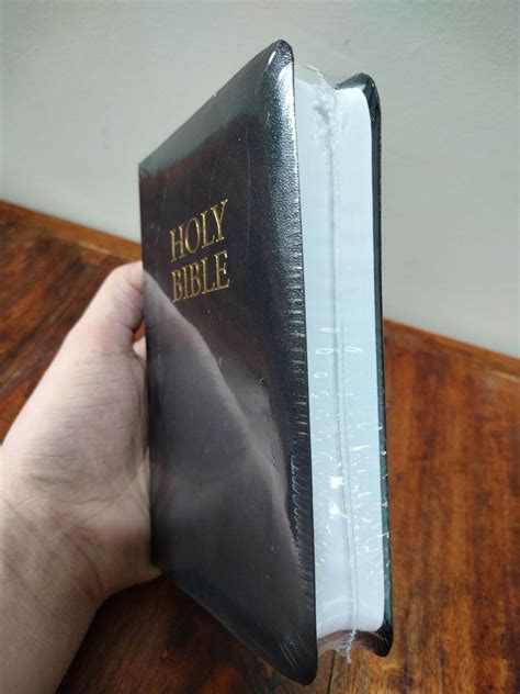 soft leatherette holy bible kjv compact large print old and new