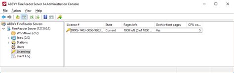 issue with activation finereader server 14 online license help center