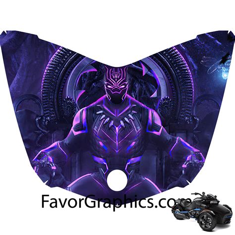 Black Panther Vinyl Hood Wrap Decal Sticker Can Am Spyder F3 Favor