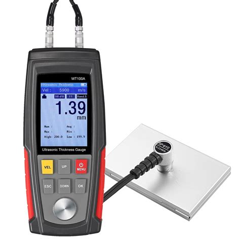 Camway Digital Ultrasonic Thickness Gauge Meter With Calibration High