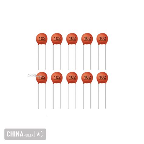 102pf Ceramic Disc Capacitor 50v 10 Pcs Pack Chinahublk
