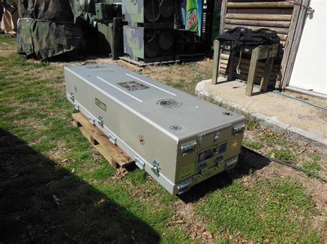 Military Surplus Human Remains Transfer Case Casket Coffin Box Skydyne