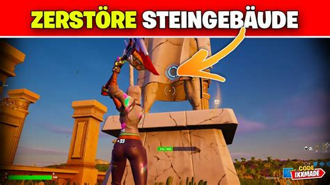 Zerstöre Steingebäude Fortnite Erdchakra Aufträge Avatar Youtube