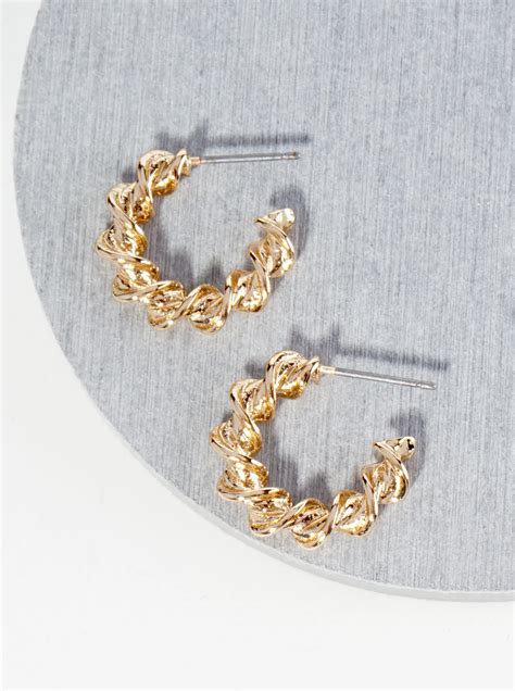 Wholesale Jewelry Wholesale Hollow Metal Bling Fashion Hoops