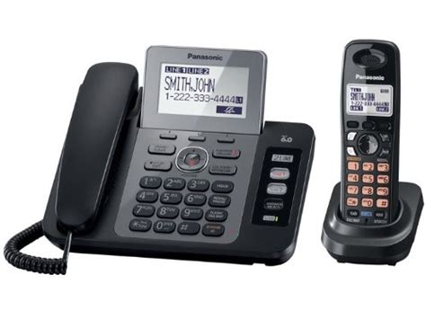 Panasonic Line KX TG B Handset For Corded Cordless Combo Phone Black Amazon In
