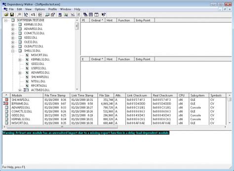 Dependency Walker Download Free Windows 226000 Softpedia