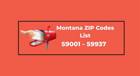 List Of Montana Zip Codes By City County
