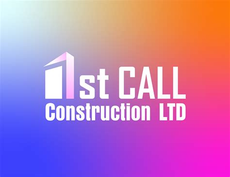 1st Call Construction Ltd Logo Real Estate Wordmark Logo By
