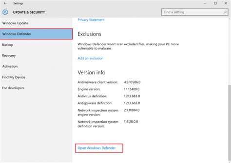 Windows 10 How To Update To The Most Current Virus And Spyware