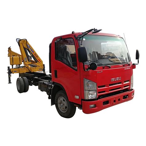 Japan Isuzu 100p 600p 700p 2tons 3tons 4tons Light Truck Crane For Sale