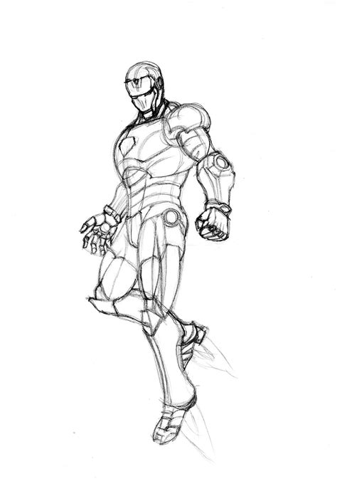 《钢铁侠》海报手绘步骤画设计 站酷zcool