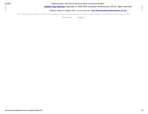 D Squery Examples Command Line Utility To Find Objects In Windows