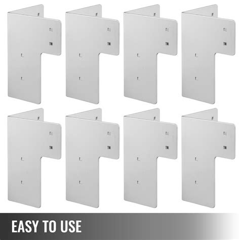 Vevor Workbench Corner Brackets 8 Pcs Shop Table Bracket Kit 48 Lbs