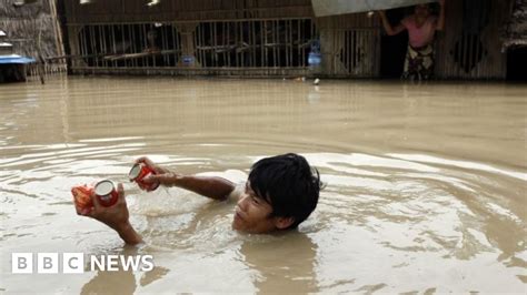 Myanmar Flooding Affects One Million Bbc News