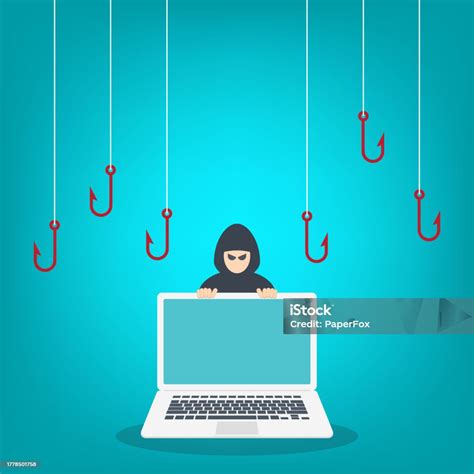 Hacker Attack Hackers And Cybercriminals Phishing Identity Theft User Login Password Documents