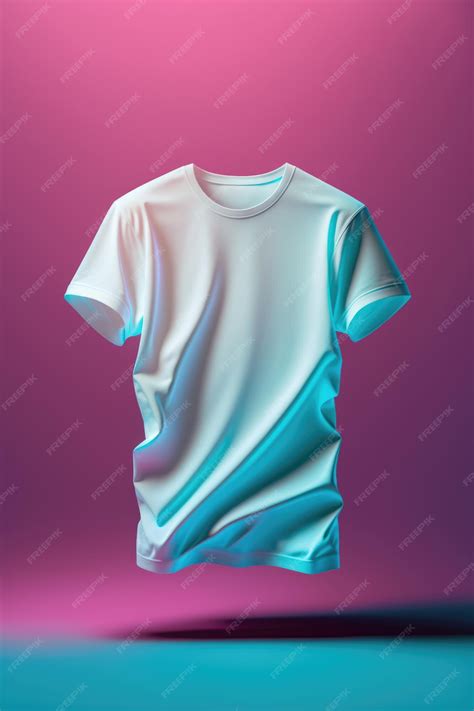 Maqueta De Camiseta Blanca En Blanco Foto Premium