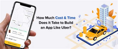 Time And Cost Factor To Construct An App Like Uber Taxi App Development