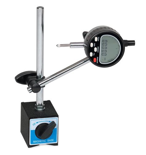 2 14 Inch Digital Dial Indicator Set With Onoff Magnetic Base Ebay