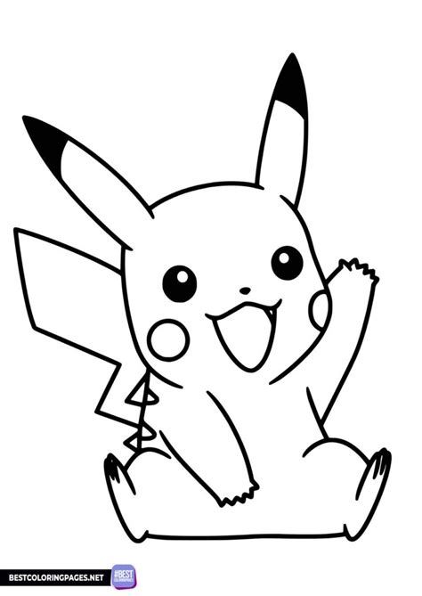 Pikachu Coloring Pages