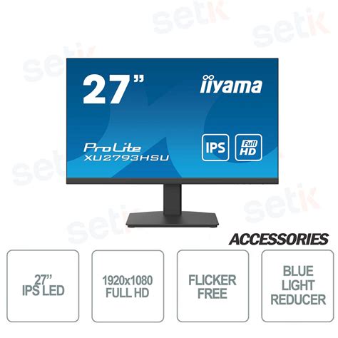 XU2793HSU-B4 - iiyama - 27 inch ips led full hd monitor - Setik.biz