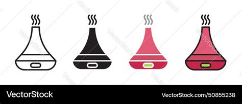 Diffuser Icon Set Scent Reed Aromatherapy Symbol Vector Image