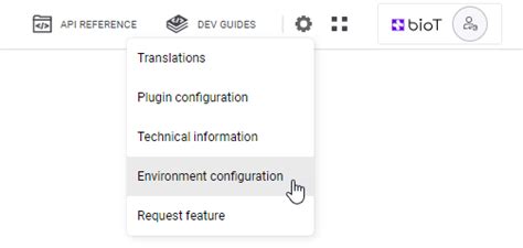 Environment Configuration