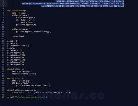 Pilas Python Invertir Datos De Una Pila Tutorias Co Riset