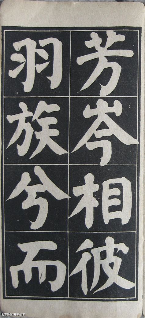 颜体楷书《双鹤铭》习字帖 搜狐大视野 搜狐新闻