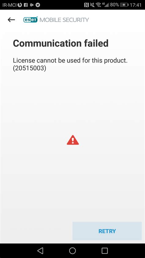 Activation Failed Communication Failed License Cannot Be Used For This Product 20515003 Eset