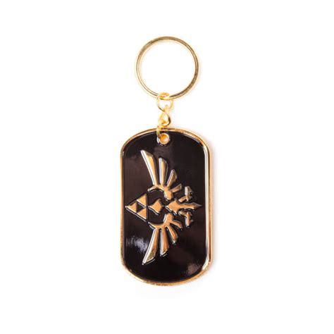 The Legend Of Zelda Hylian Crest Metal Keychain Codex Gamicus