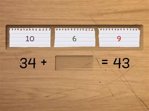 Addition And Substration Complete The Sentence