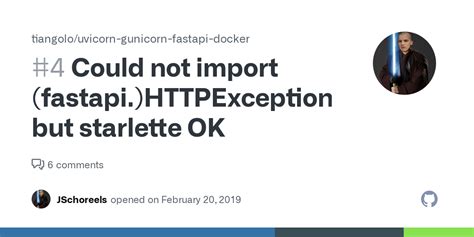 Could Not Import Fastapiexception But Starlette Ok · Issue 4 · Tiangolouvicorn Gunicorn