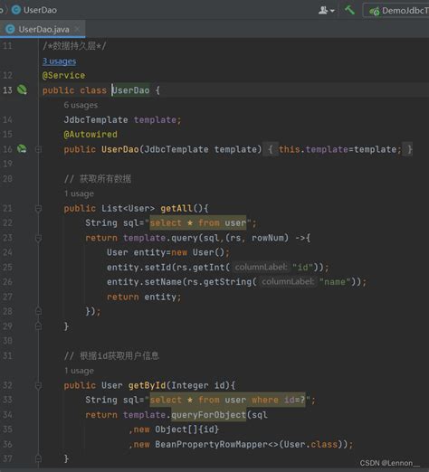 Jdbctemplate、mybatis、mybatis Plus的依赖注入及原理和应用实现mybatis依赖注入 Csdn博客